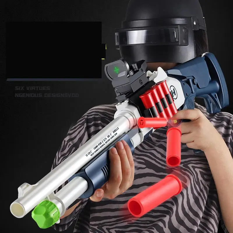 Child Xm1014 Shell Ejection Throwing Toy Gun Manual Rifle, 47% OFF