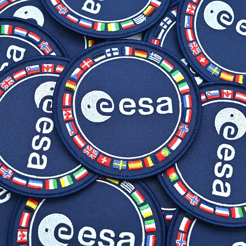 Geborduurde-Iron-on-ESA-Ruimte-Patches-Europa-Luchtvaart-Agentschap ...