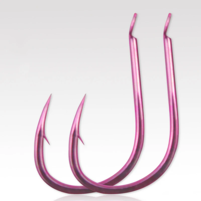 500Pcs-Pink-Alloy-Carbon-Steel-Fishing-Hooks-Jig-Barbed-Hook-1-12-Carp ...