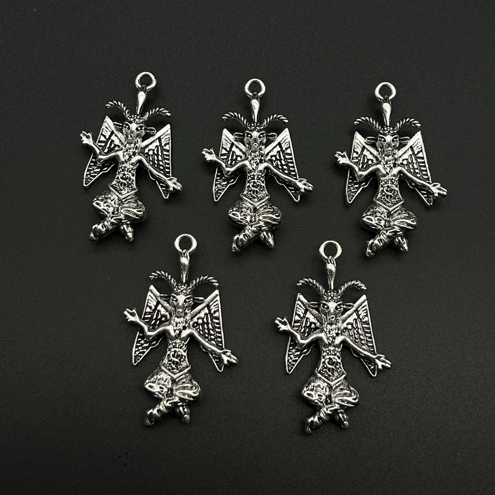 5-Pieces-Baphomet-Pendant-Jewelry-DIY-Necklace-Handmade-Jewelry ...