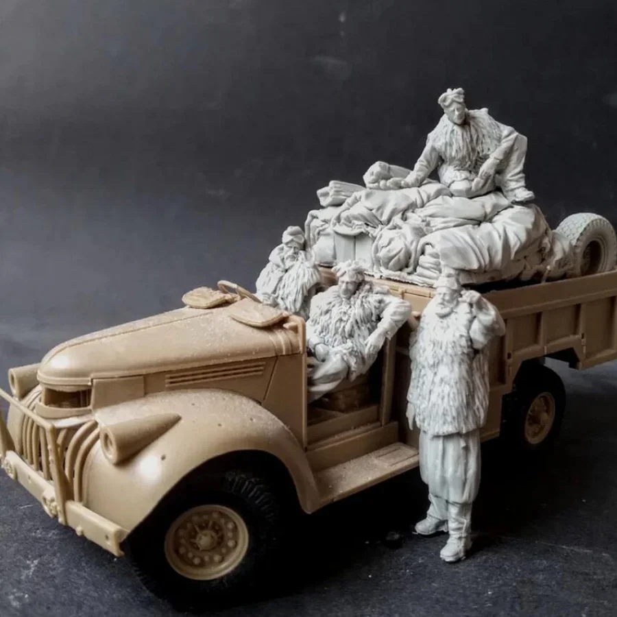 1-35-Resin-Figure-Model-Kit-2-British-Army-LRDG-Crew-Set-in-North ...