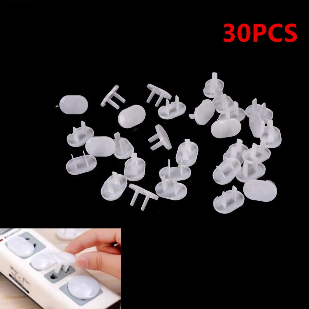 30Pcs-Baby-Children-Anti-Electric-Shock-Plugs-Protector-Cover-Cap-Power ...