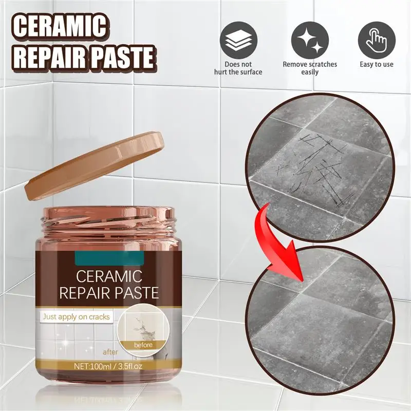Ceramic-Repair-Paste-100ml-Quick-Dry-White-Porcelain-Crack-Chip ...
