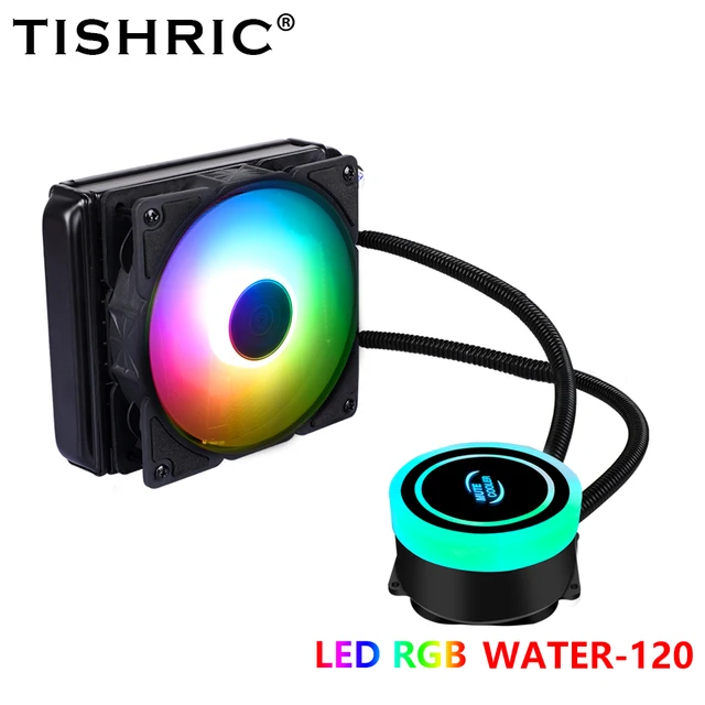 TISHRIC RGB Colorful CPU Water Cooler 120/240/360 PC CPU Water Cooling ...