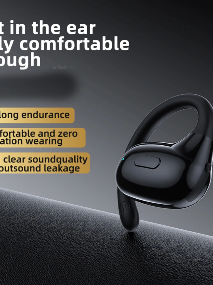 Wireless-Ear-Clip-Bone-Conducting-Earphones-Long-Standby-Open-Ear ...