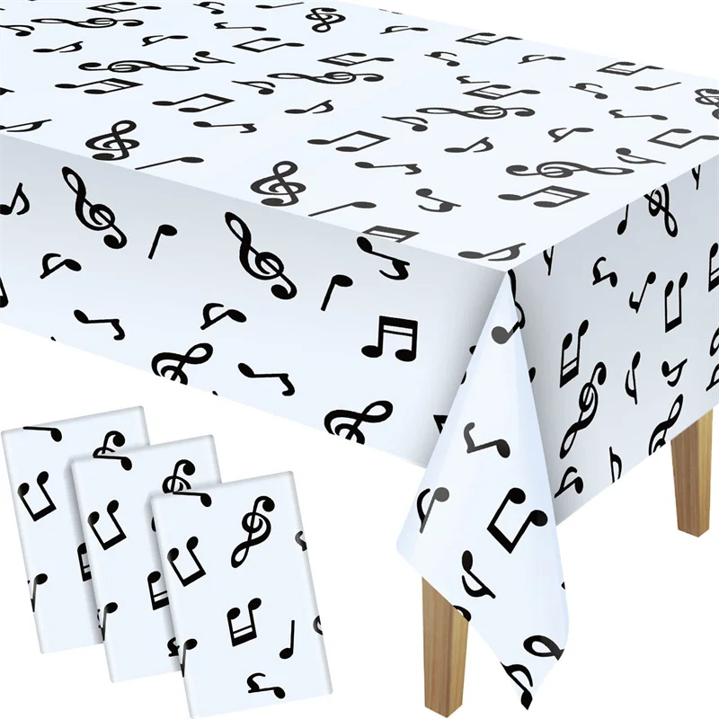 Party Decor Birthday Musical Notes | Disposable Tableware Birthday ...