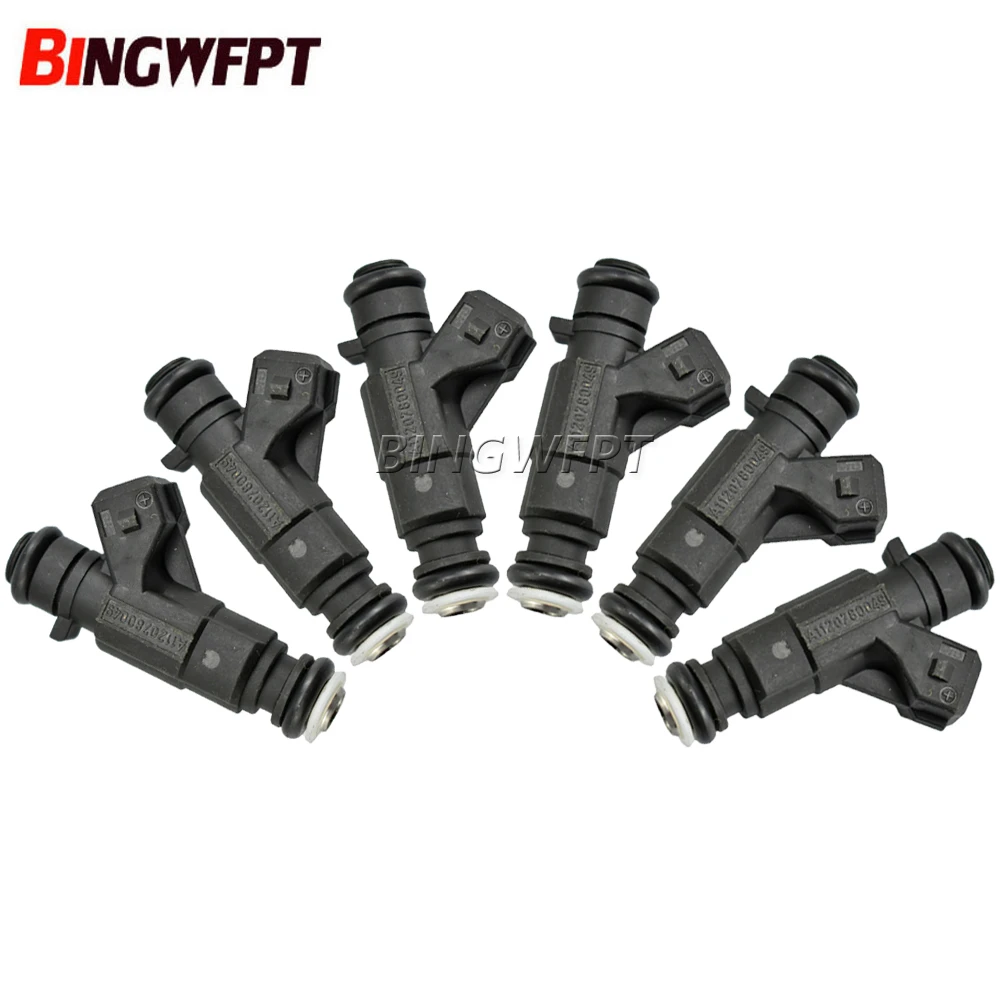 Set Of 6 Fuel Injectors A1120780049 0280155742 For M Ercedes B Enz ...