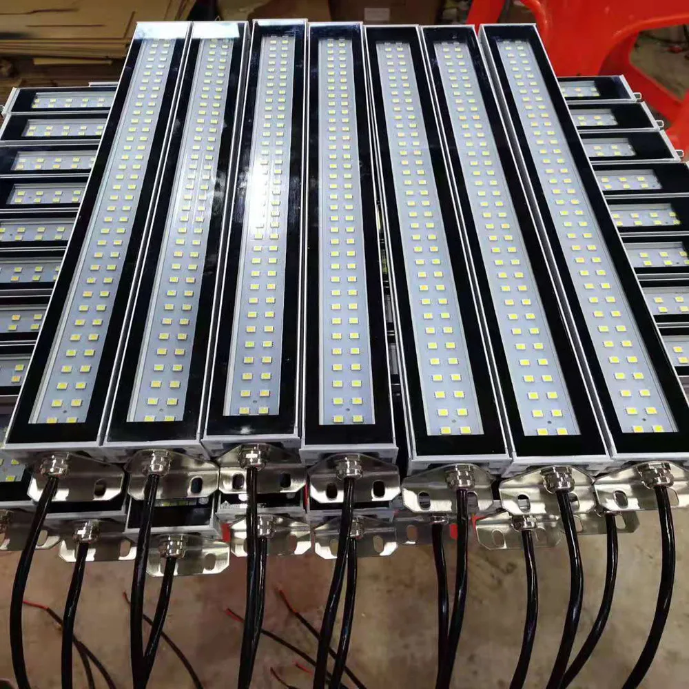 방수 내유성 방진 작업장 CNC LED 산업용 램프, 기계 작업 도구 조명, 110V, 220V, 24V, 36V ...