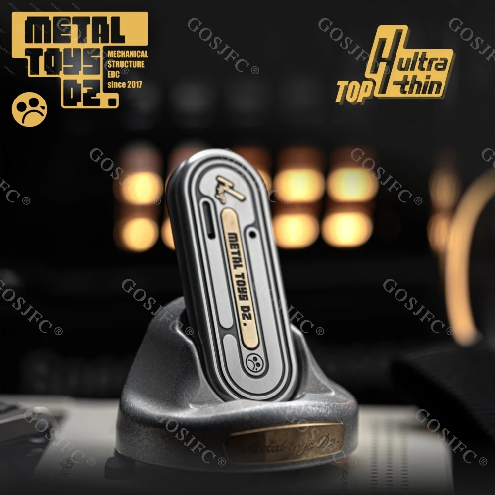 Metal Toys Dz.2025 New TOP-H Mechanical Push Slider Fidgets Slider Cool ...