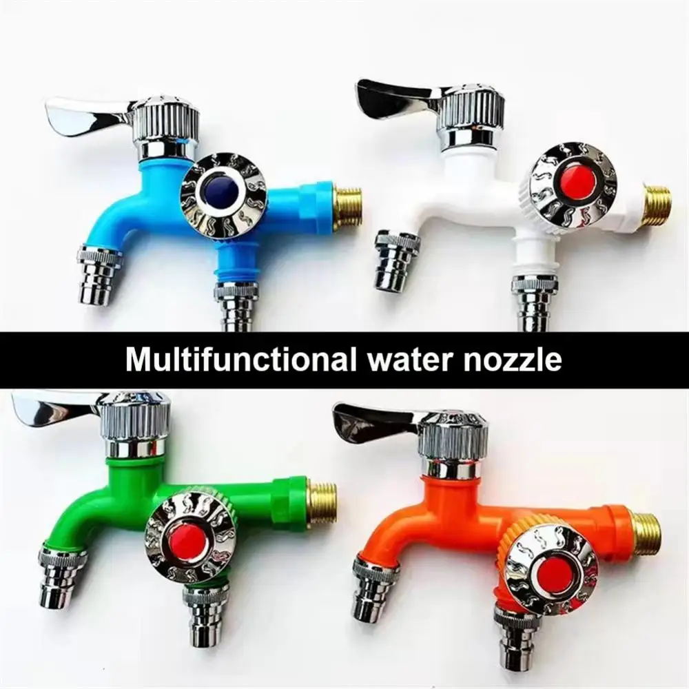 1PC-High-Quality-Double-Outlet-Faucet-Washing-Machine-Faucet-Double ...