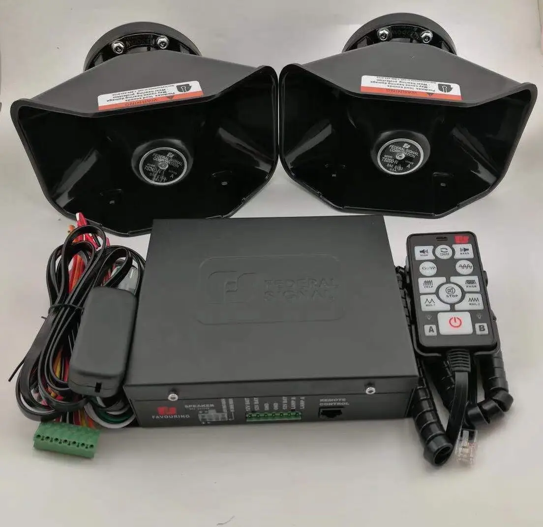 car-12v-speaker-warning-Microphone-Loudspeaker-horn-car-police-siren ...