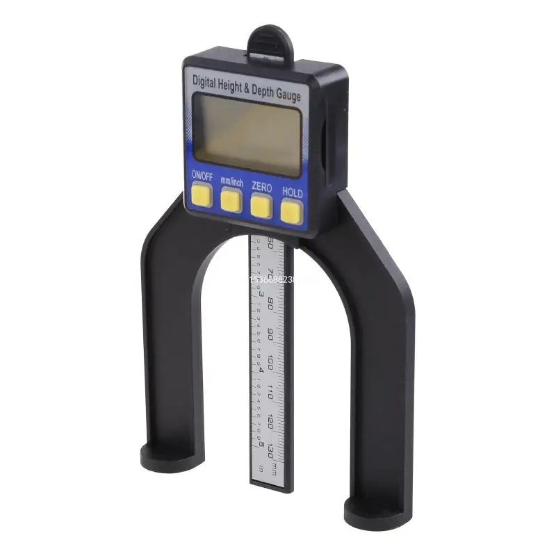 Digital-Depth-Gauge-Digital-Height-Depth-Measuring-Tool-for-Trimmer ...