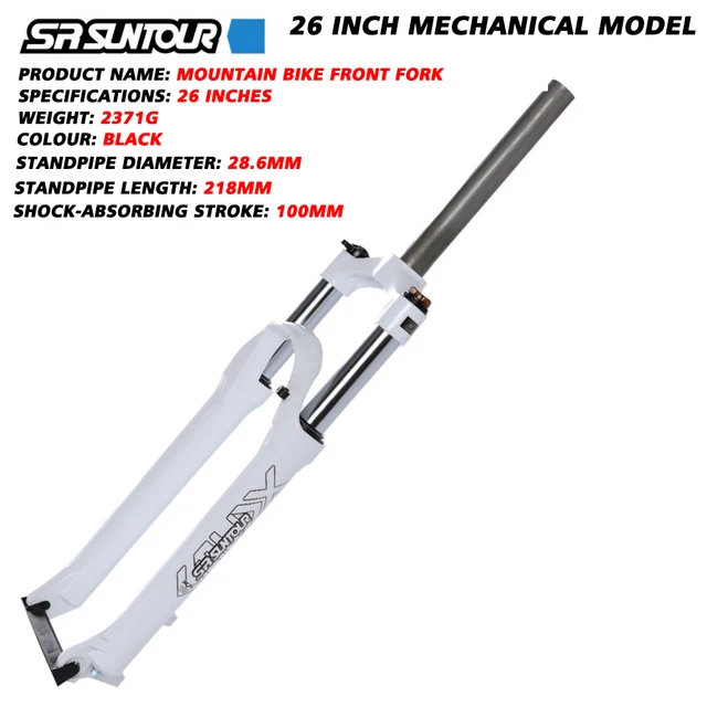 SUNTOUR XCM MTB Mountain Bike Front Fork 26/27.5/29 Inch Stroke 100mm ...