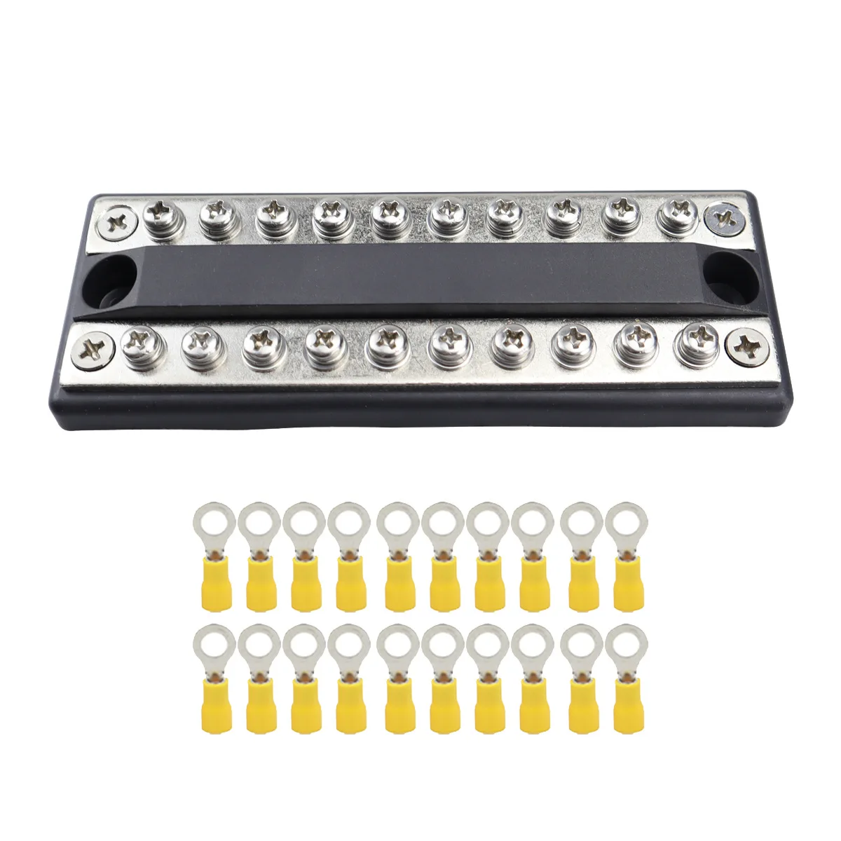 Power Distribution Block 48V 100A Battery Distributor Block Bus Bar ...