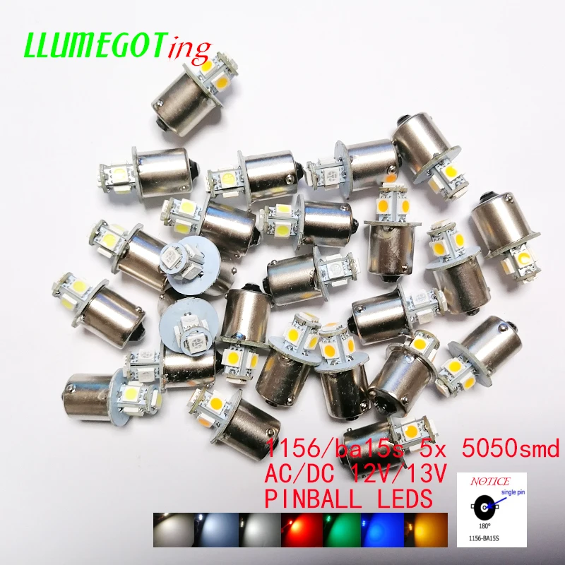 Pinball-Game-Machine-L-mpadas-LED-1156-BA15S-Base-89-5x-SMD5050-v-rias ...