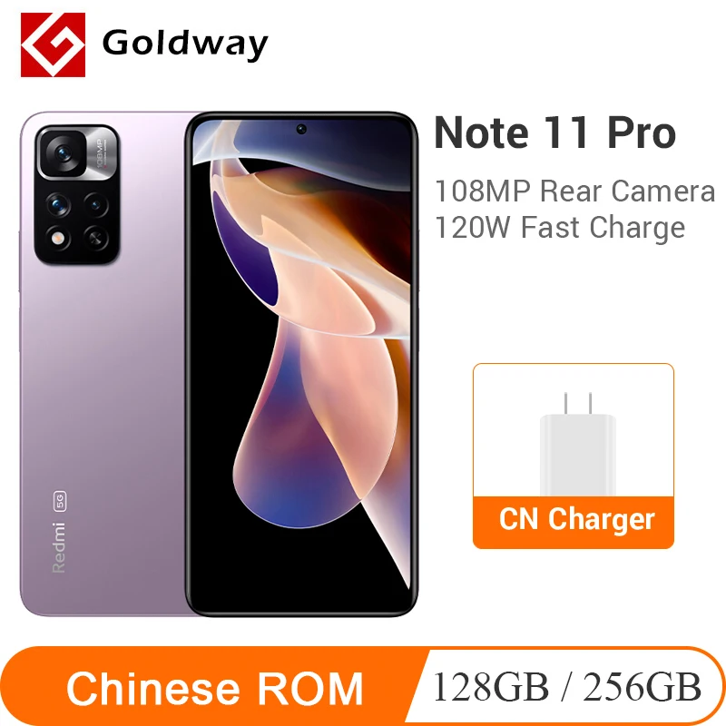 Xiaomi smartphone Redmi Note 11 Pro, ROM Global, 128GB/256GB, cámara de 108MP, Dimensity 920 ...