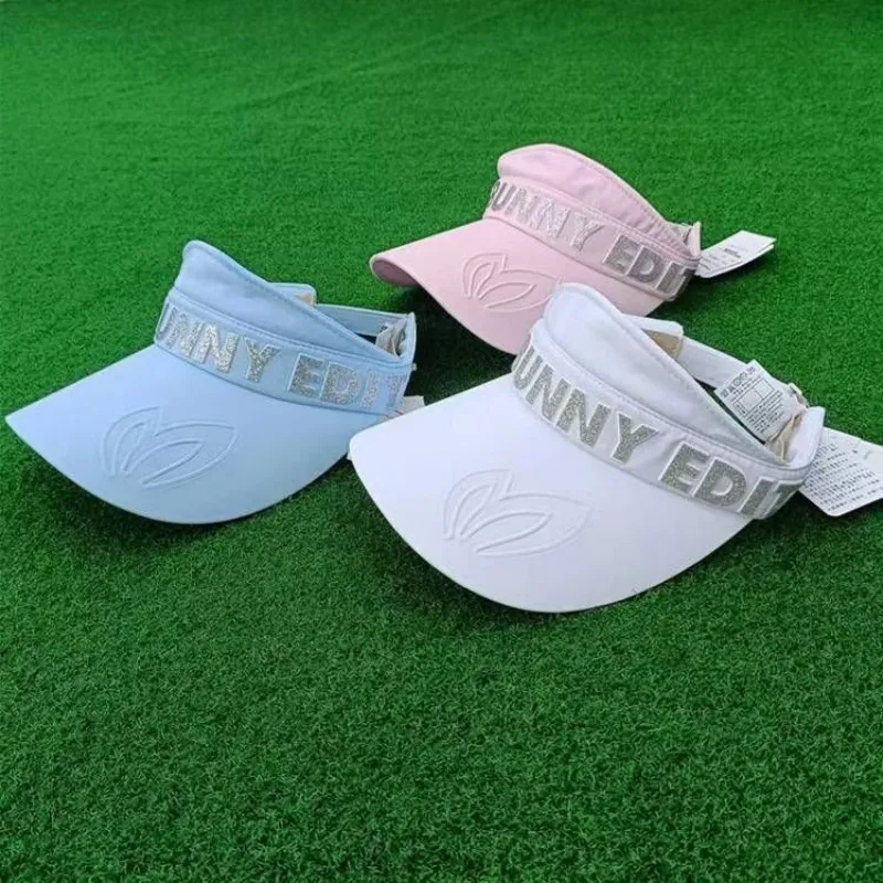 Golf-Hat-Spring-2023-New-Golf-Sequin-Sweat-absorbing-Long-Brim-Sun ...