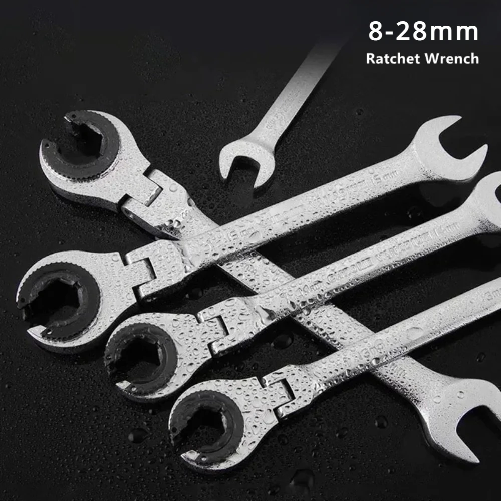 8-28MM-Tubing-Ratchet-Wrench-with-Open-Flexible-Head-72-Teeth-for-Car ...