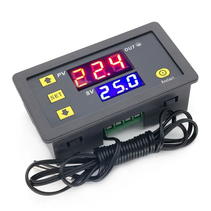 W3230 Mini Digital Temperature Controller 12V 24V 220V Thermostat ...