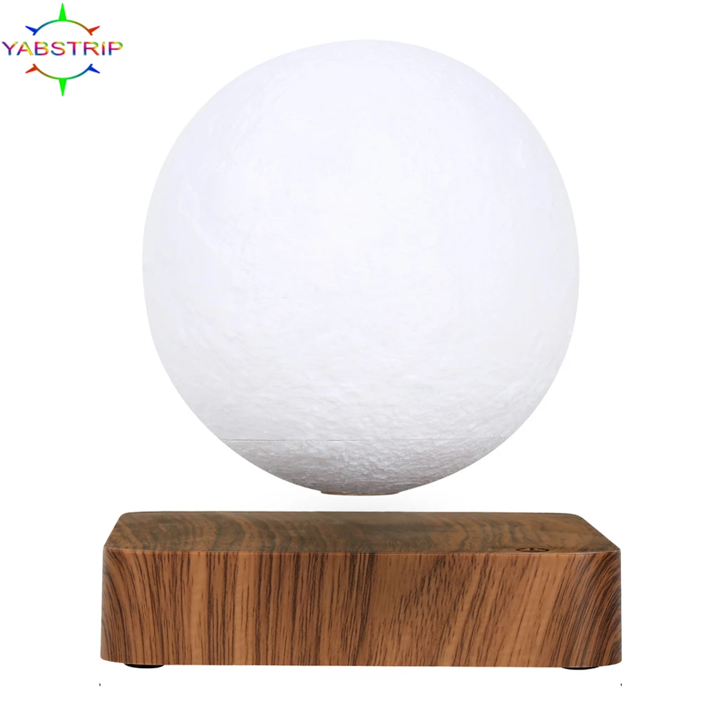 NEW design 18CM Creative 3D Magnetic Levitation Led Moon Floating Lamp ...