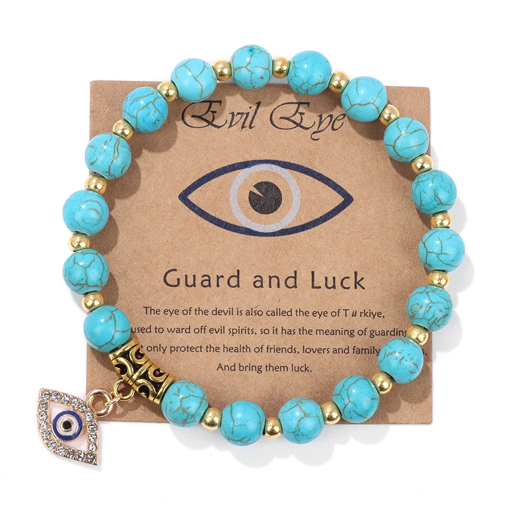 Pulsera con cuentas turcas de mal de ojo para hombre y mujer, brazalete ...