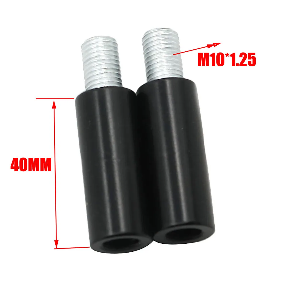 Motorcycle Rearview Mirror Riser Extenders 40mm Clamp Riser For Yamaha ...