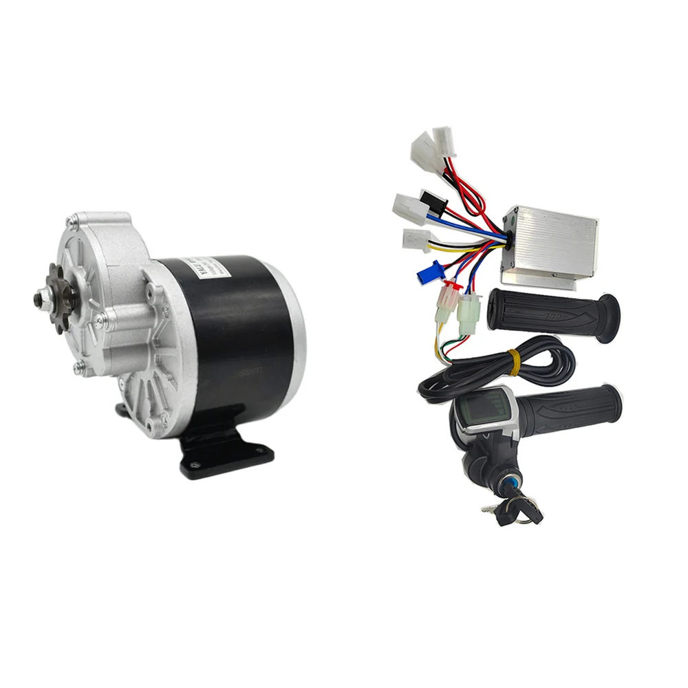 Gear Brushed DC Motor 24V 250W Controller Throttle Kit