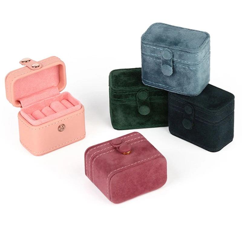 Mini-Simple-Portable-Plush-Jewelry-Storage-Box-Ring-Earrings-Jewelry ...