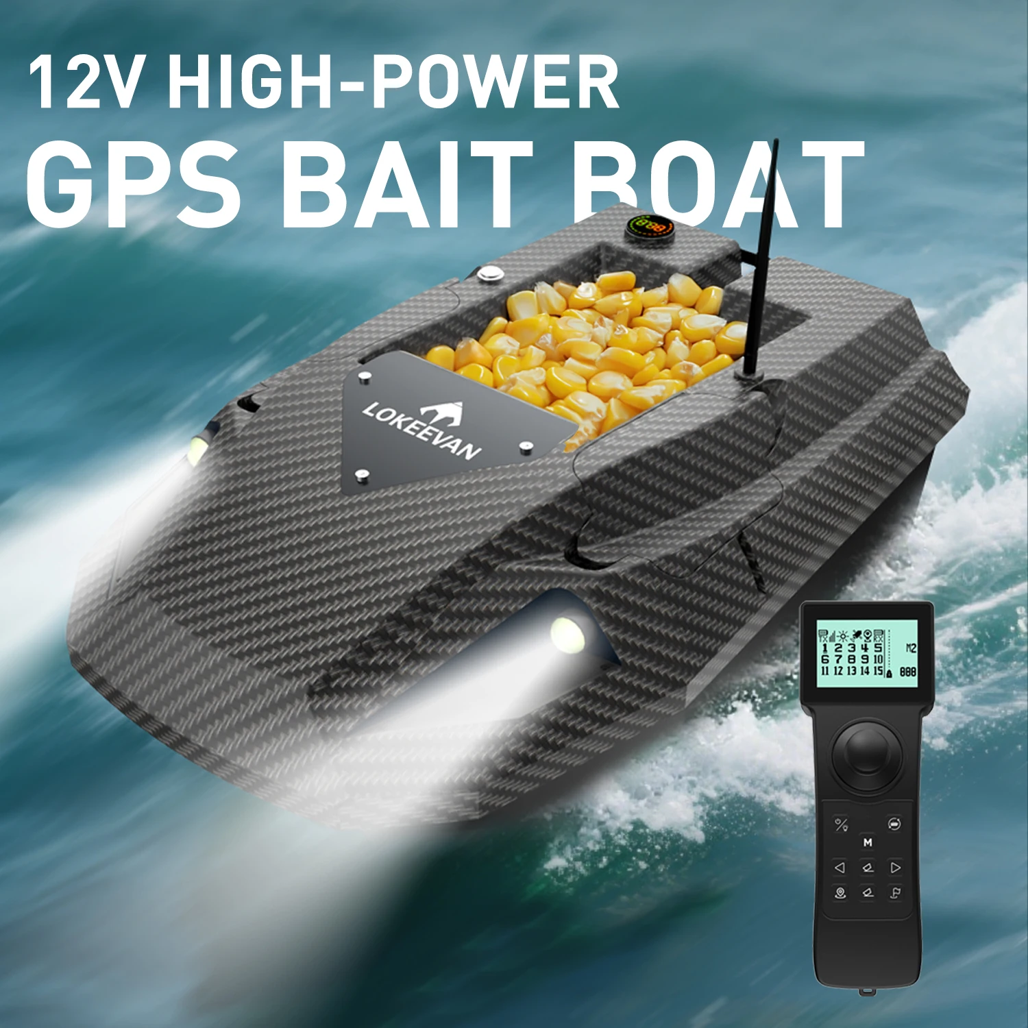 LOKEEVAN D50B GPS Fishing Bait Boat High-end Version100 Positioning ...