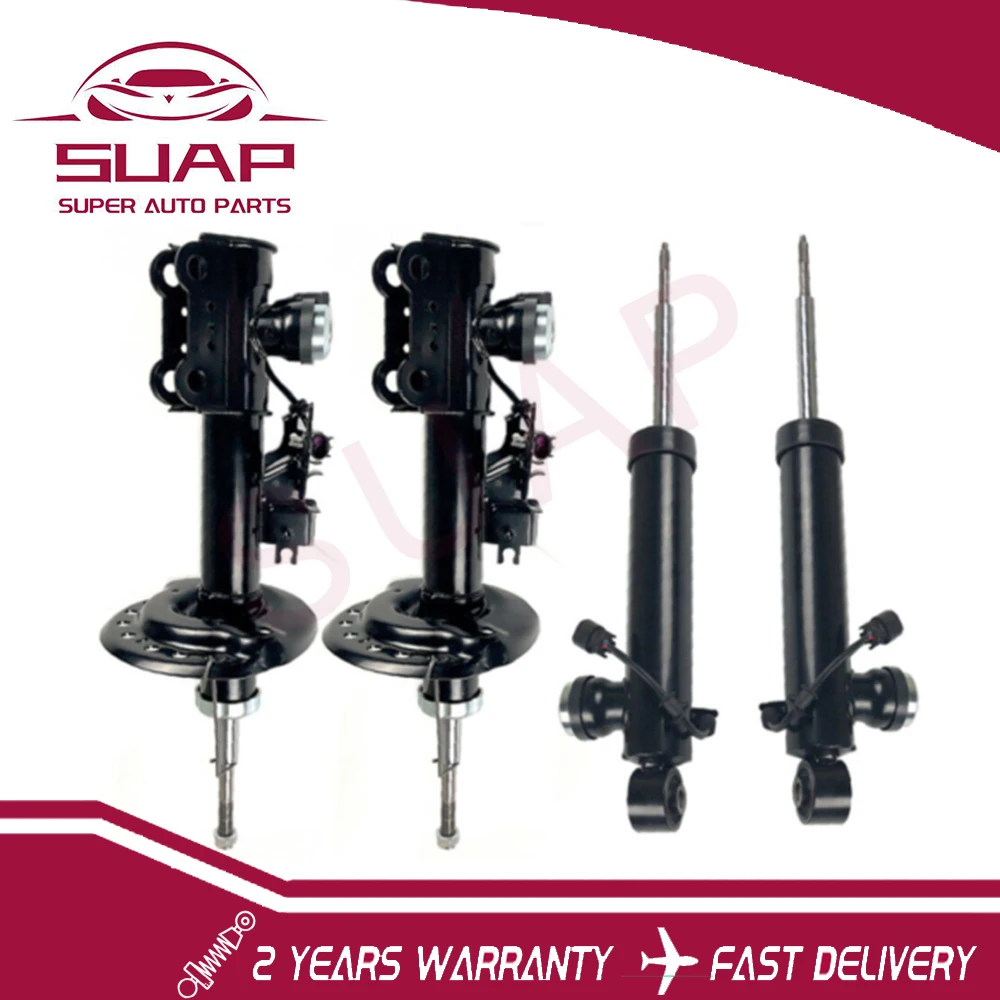 4PCS-Front-Rear-Left-Right-Electric-Shock-Absorbers-Fit-Cadillac-New ...