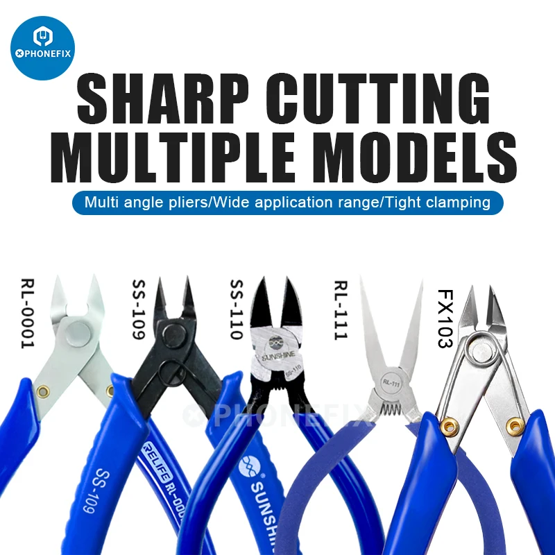 SUNSHINE-5-Precision-Diagonal-Pliers-Cutting-Plier-for-Cable-Wire ...