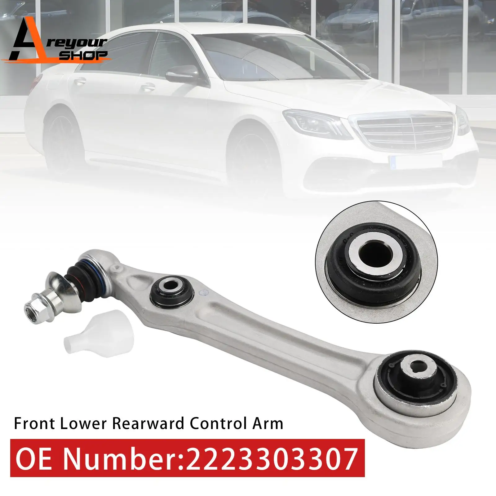 Areyourshop Front Lower Rearward Control Arm L/R 2223303307 for Benz ...