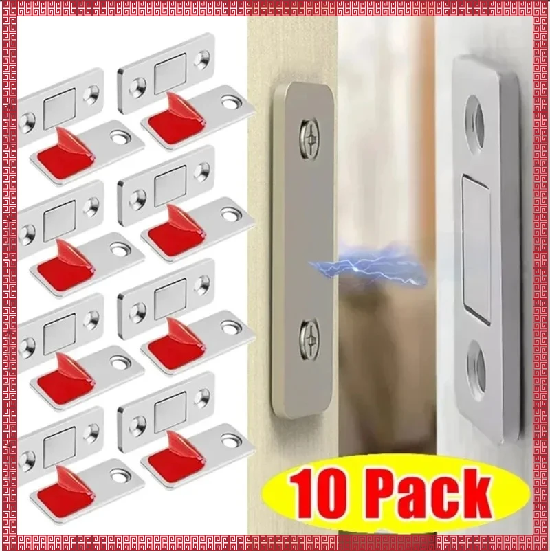 Magnetic Cabinet Catches Ultra Thin Door Strong Magnets Stopper ...