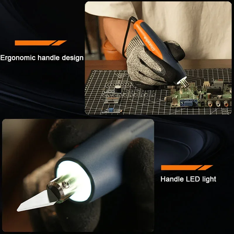 CHAWKE 65W 超音波切断ナイフ 工業用プラスチックノズル 電動彫刻ナイフツール 超音波切断ナイフツール - AliExpress 1420