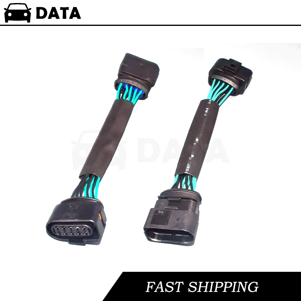 2Pcs 10Pins Headlamp Connector Plug Automotive Electrical For AUDI VW ...