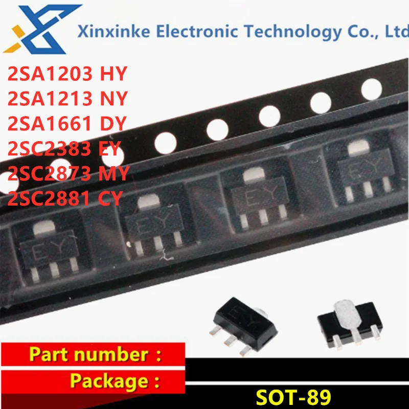 100PCS 2SA1203 HY 2SA1213 NY 2SA1661 DY 2SC2383 EY 2SC2873 MY 2SC2881 ...