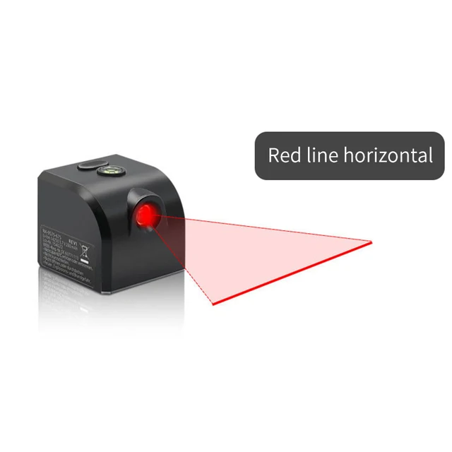 Mini Laser Level Meter Green/Red Light Laser Beam Cross Horizontal Line ...