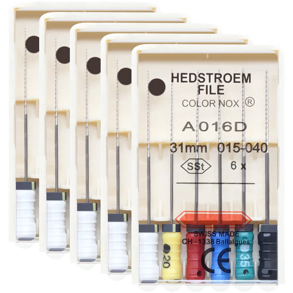 5-Packs-21-25-31-mm-015-040-Dental-HEDSTROEM-FILE-Endo-Root-Canal-H ...