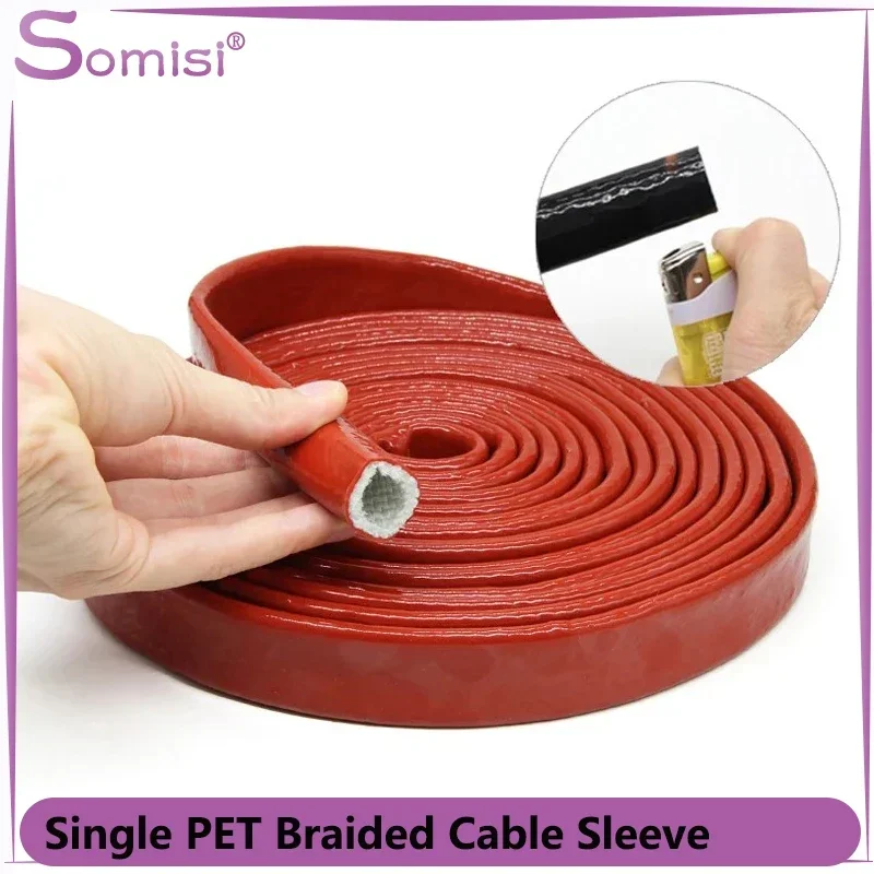 1-2-5m-Silicone-Fiberglass-Tube-Coated-Glass-Fiber-Braided-Fireproof ...