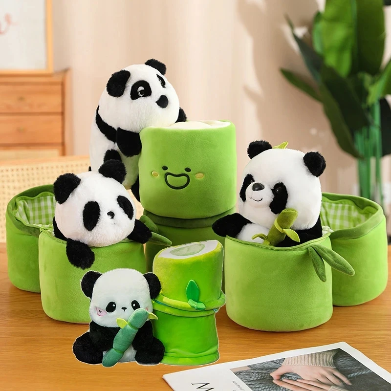 Bamboo-Tube-Panda-Plush-Toys-Creative-National-Treasure-Souvenirs-Into ...