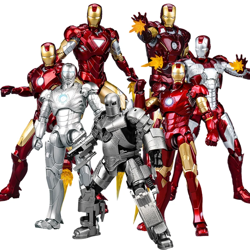 Fondjoy The Avengers Iron Man MK1 MK2 MK3 MK4 MK5 MK6 Assemble Toy Iron ...
