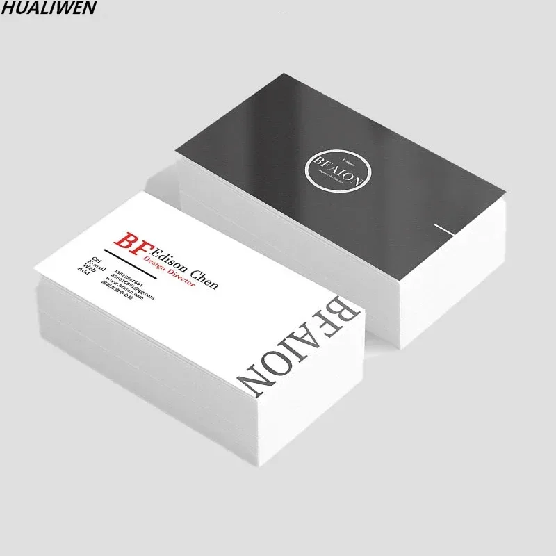 100PCS Cheap Customized Full-color Double-sided Printing Business Card ...