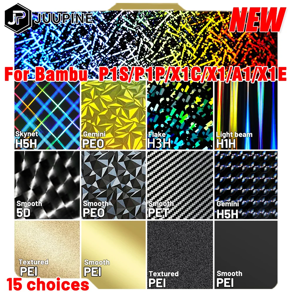 Juupine-Plaque-de-construction-textur-e-Bambu-Lab-P1s-assiette-bambulab ...