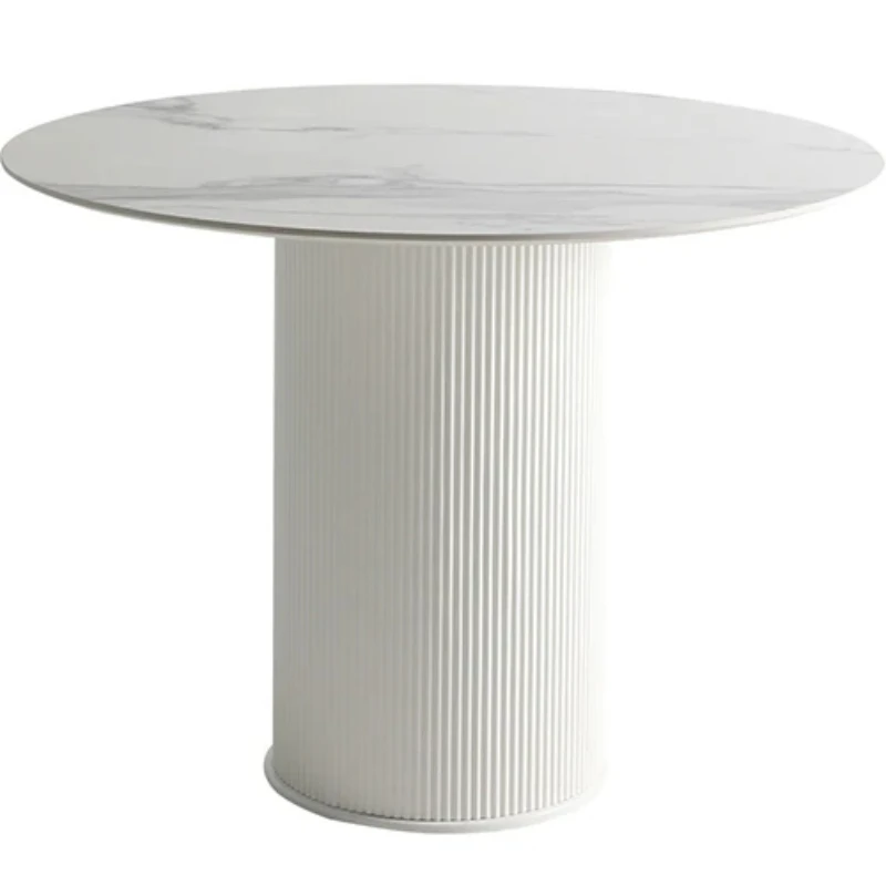 Marble-Round-Dining-Table-Coffee-Table-for-Small-Apartment-Home-Hotel ...