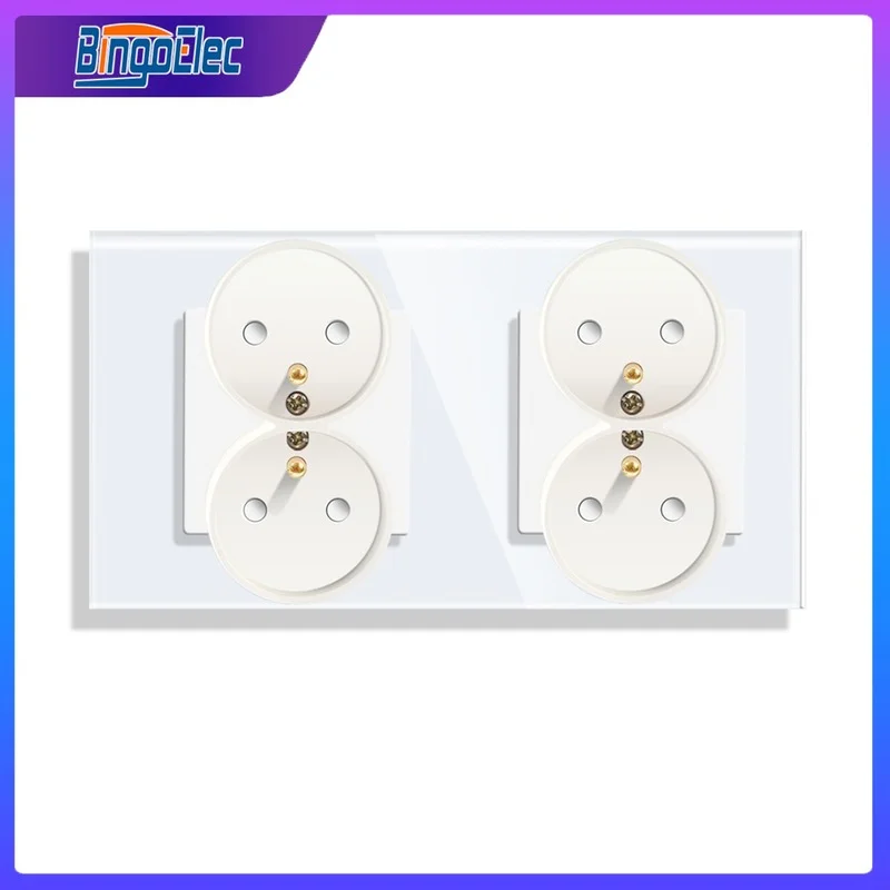 Bingoelec-Double-French-Sockets-Wall-Socket-Double-Sockets-16A-Poland ...