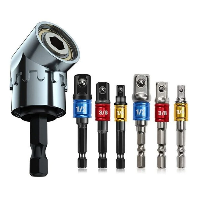 105-Degree-Impact-Grade-Angle-Socket-Adapter-Power-Hand-Tool-Part ...