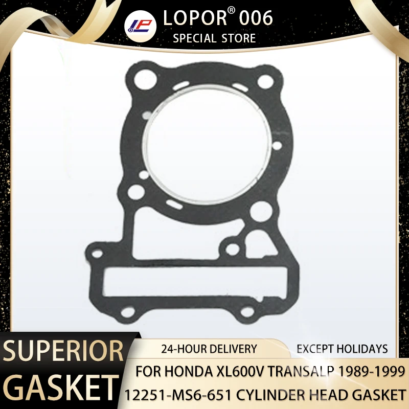 Motorcycle Engine Cylinder Head Seal Gasket For Honda Xl600v Transalp 1989-1999 Xl 600 12251-ms6 ...