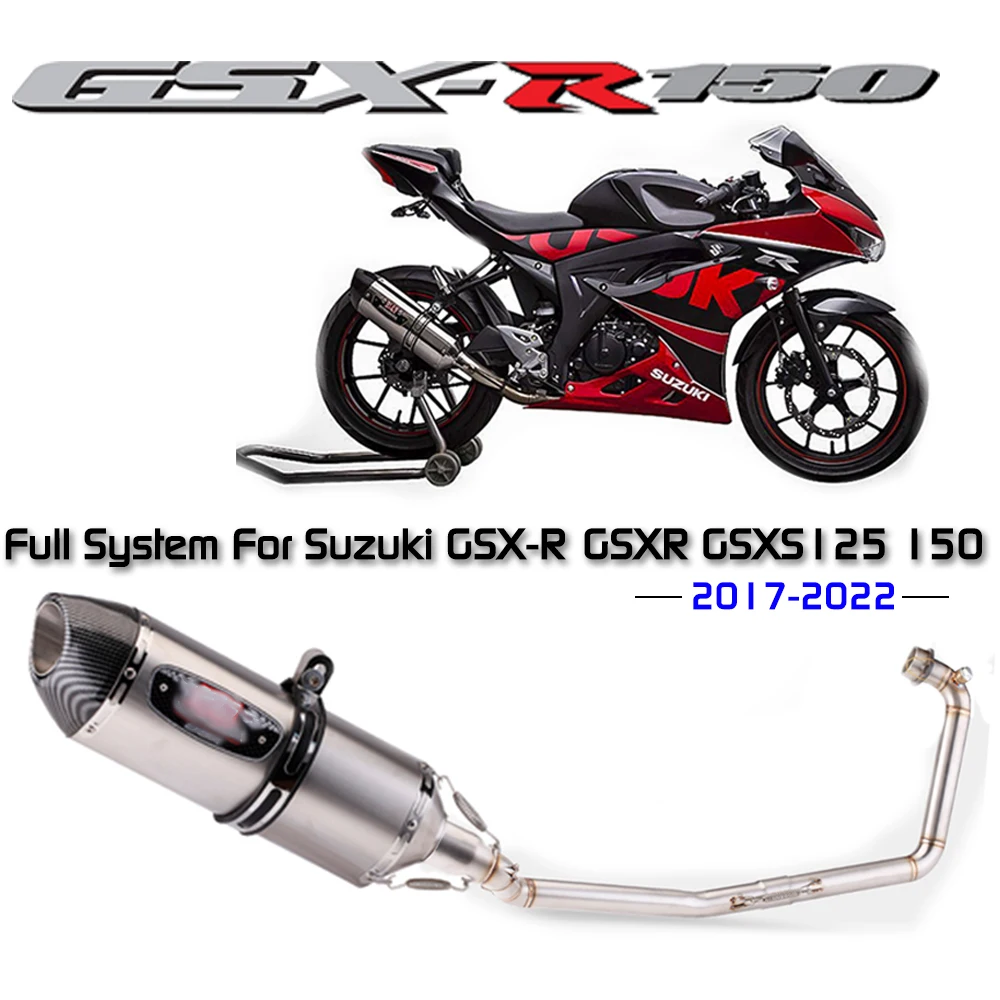 Full System Exhaust For Suzuki GSX-R150 GSXR 125 GSXR 150 Motorcycle ...