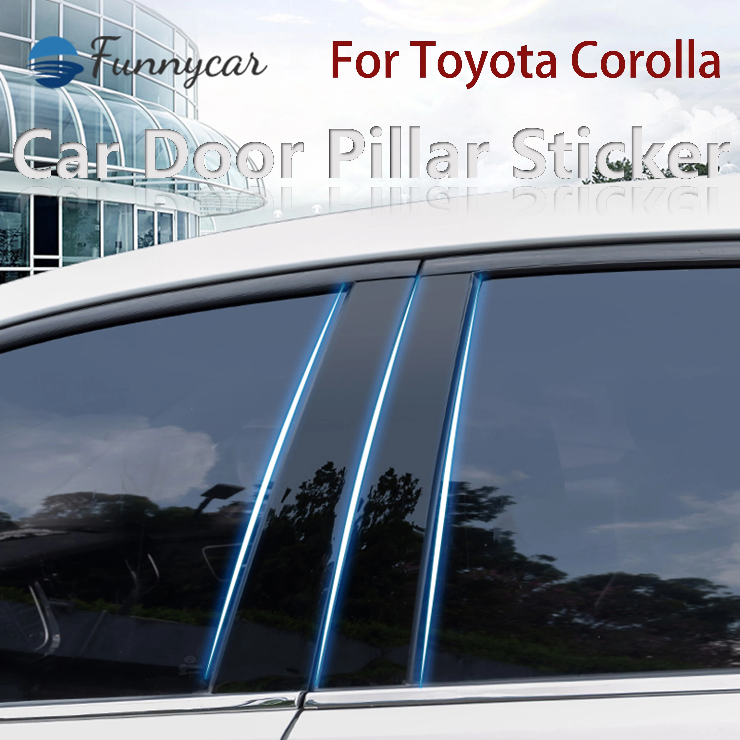 Car-Sticker-For-Toyota-Corolla-2007-2023-Cross-Door-Central-Window ...
