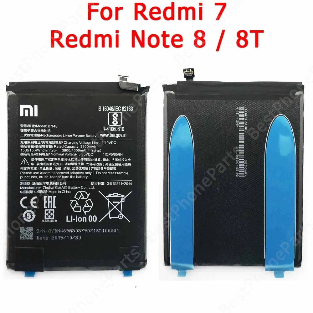 Battery Xiaomi Redmi Note 8 Pro | Battery Xiaomi Redmi Note 8 Bn46 ...